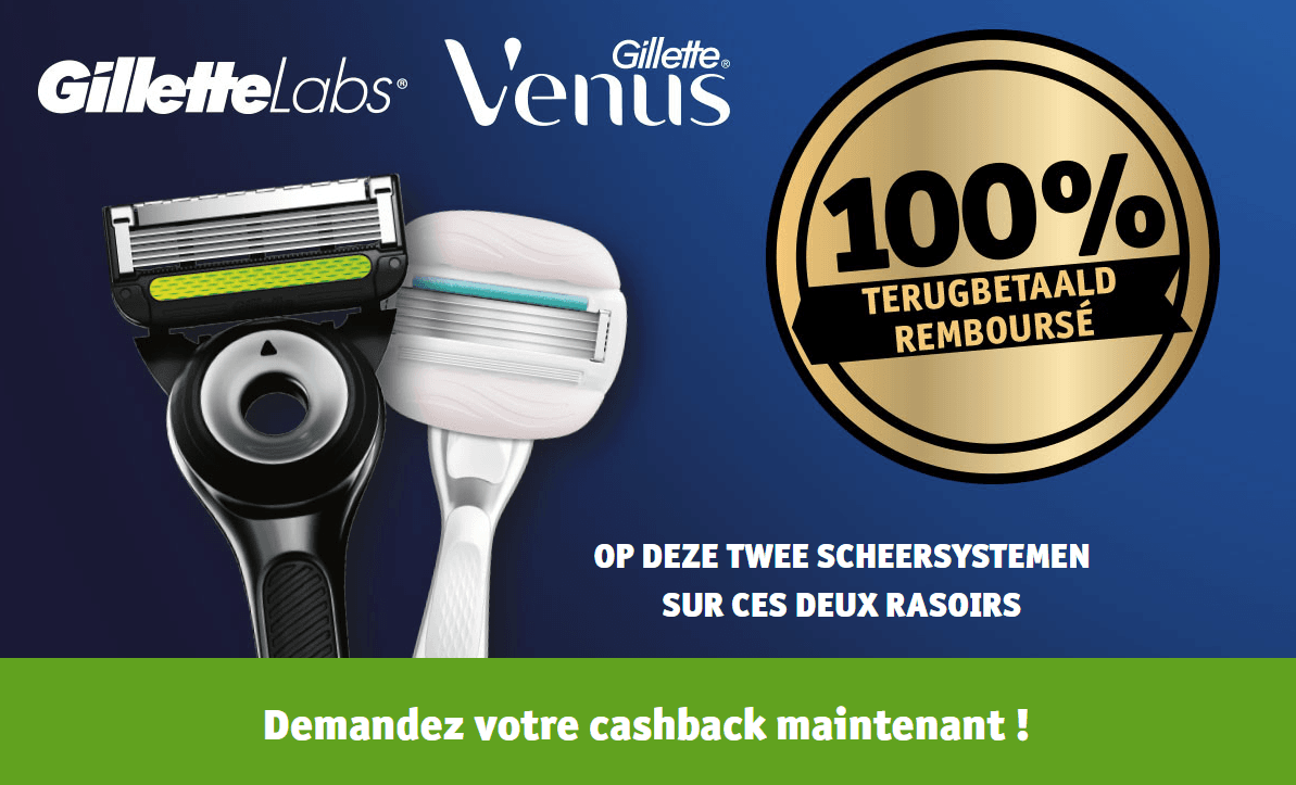 Un produit Gillette Labs ou Gillette Venus 100% remboursé - Radin Masqué